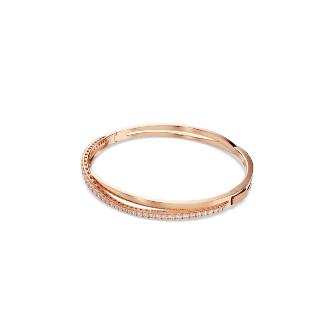 Hyperbola Bracelet White Rose-Gold-Tone Plated | Silvermoon