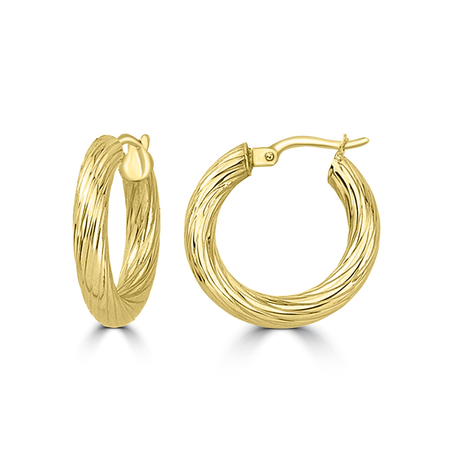 LT 9ct Yellow Gold Helena Hoops – Silvermoon