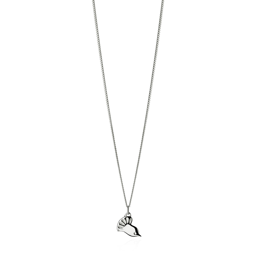 Boh Runga Silver Petite Fantail Necklace | Silvermoon
