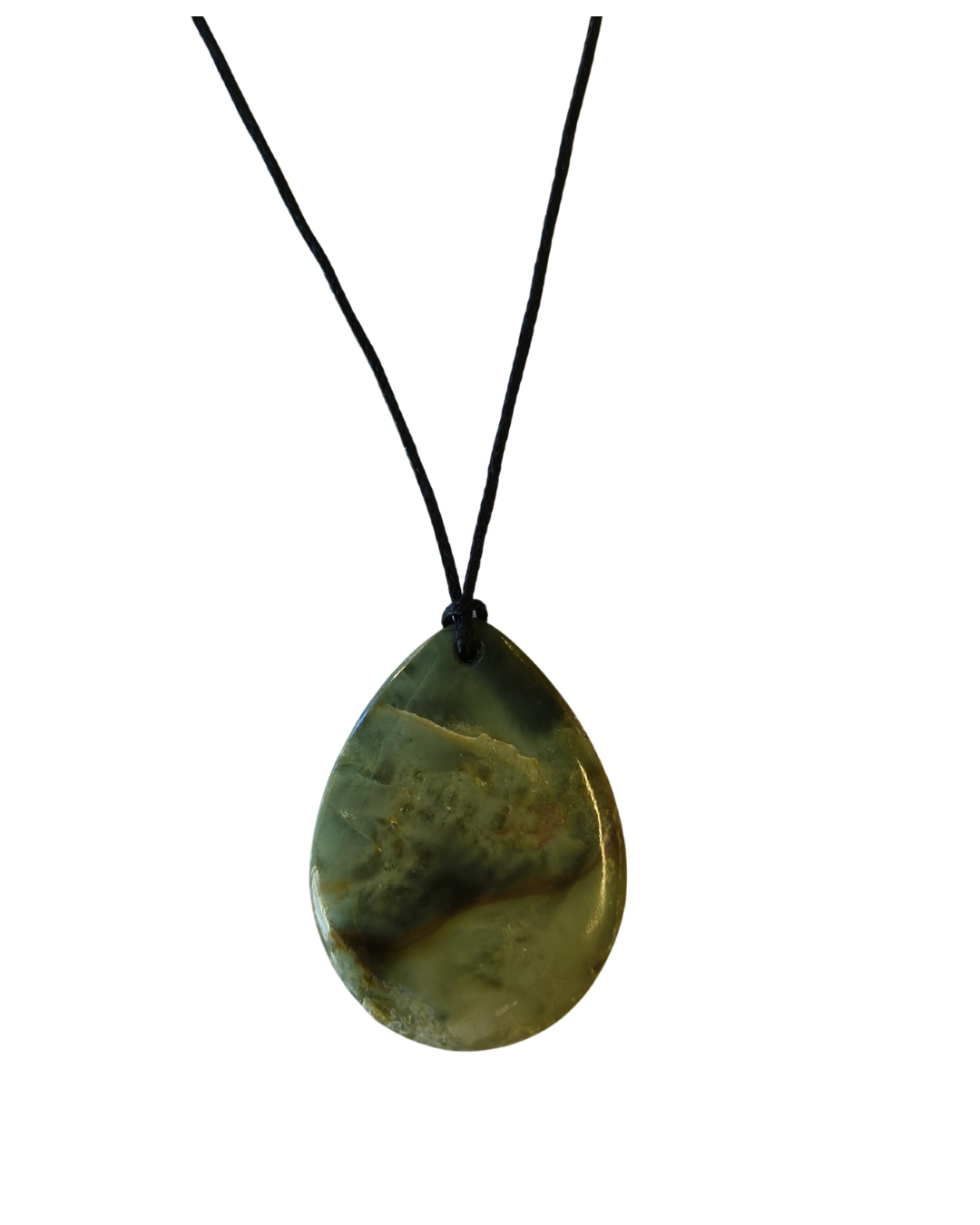 New Zealand Greenstone - Teardrop 45mm x 30mm – Silvermoon