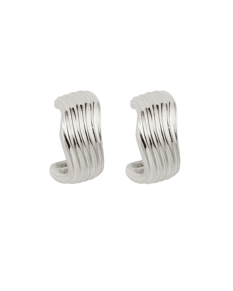 Kirstin Ash Rise Half Hoops Sterling Silver – Silvermoon