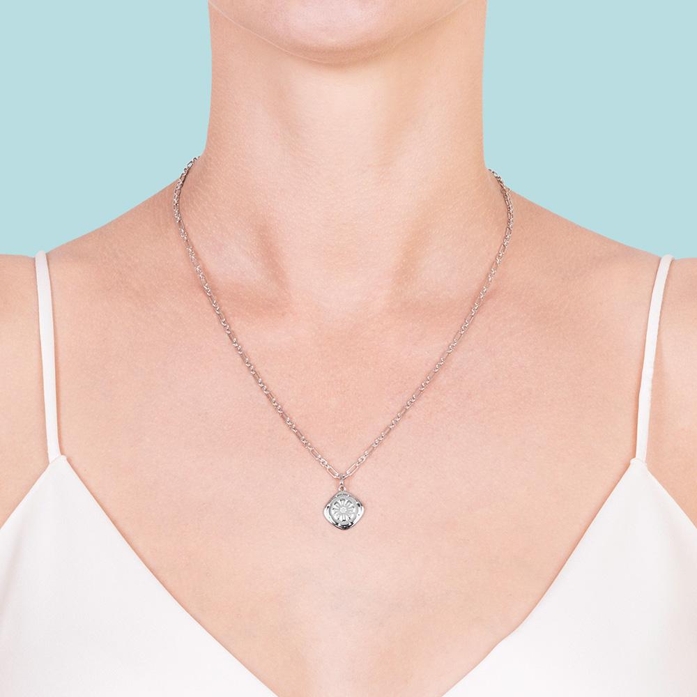 Boh Runga Silver Marigold Necklace | Silvermoon